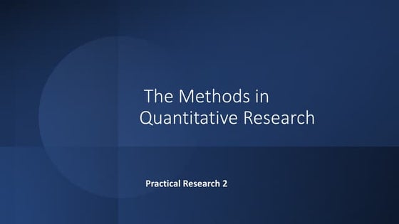 Chapter 3 g10 Research Method and Procedure | PDF