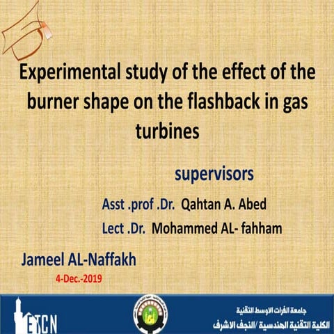 Experimental study of the effect of the burner shape on the flashback ...
