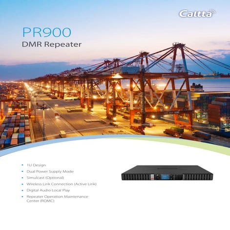 pr900-dmr-repeater.pdf | Digital Audio | Computer Software and Applications