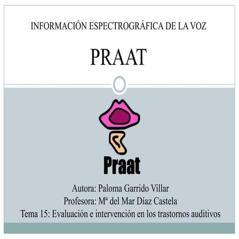 Praat | PPSX