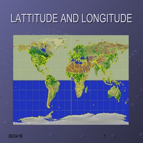 longitude latitude | PPT
