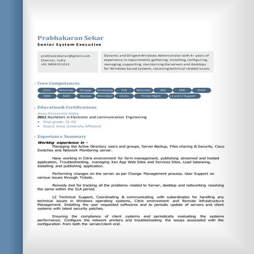 Prabhakaran sekar | DOCX