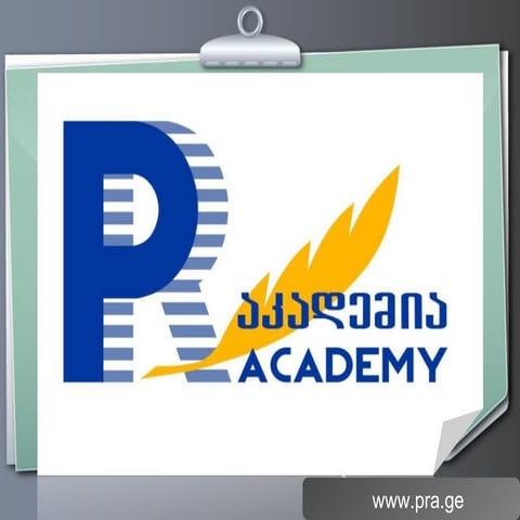 PR Academy | PR აკადემია | PPTX