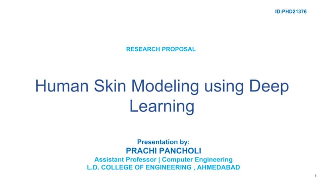 skin cancer detection using machine learning | PPTX