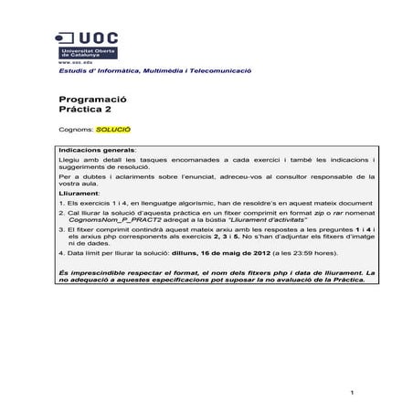 | PROGRAMACIO | Pract2 solucio | PDF