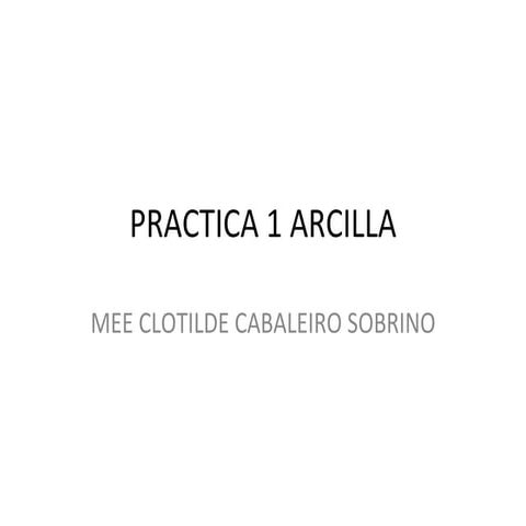 Arcilla | PPT