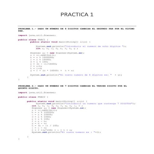 Practica 1 | PDF | Programming Languages | Computing