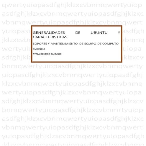 Sistema Operativo Libre.pptx ututo arquitectura del computador | PPTX