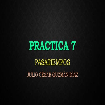 PowerPoint Chapter 5: Recreaciones y pasatiempos | PPT