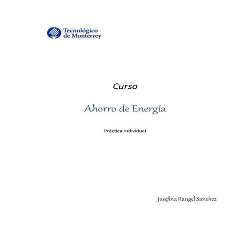 Estrategias de ahorro de energia | DOCX