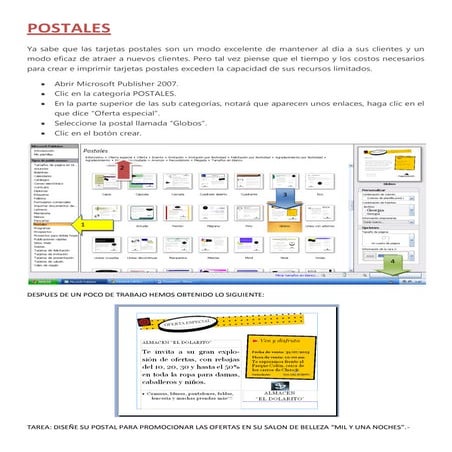 Practica Cinco - Microsoft Publisher | PDF