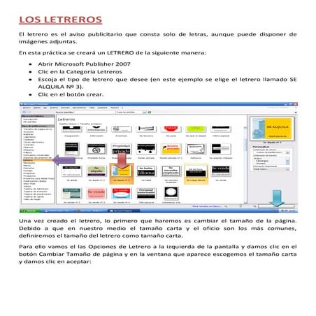 Practica cuatro - Microsoft Publisher | PDF