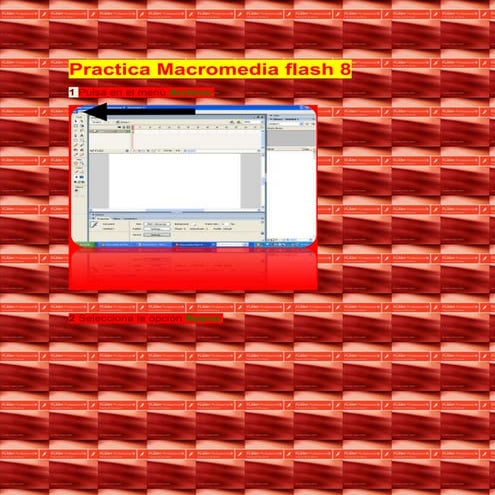 Ejercicio paso a paso flash | DOCX