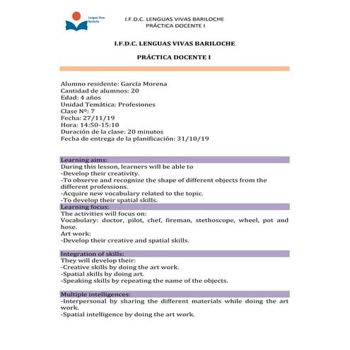 Didactic Unit 2 - WEEK 1 SEN | DOCX