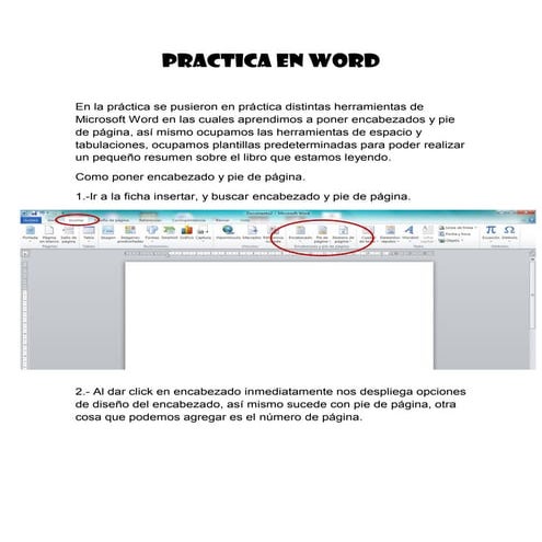 Practica en word | PDF