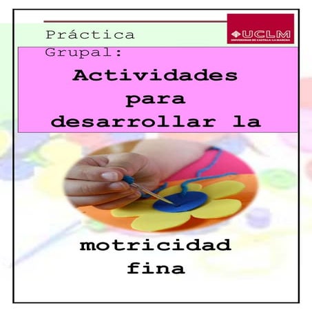 Practica grupal motricidad fina | DOCX