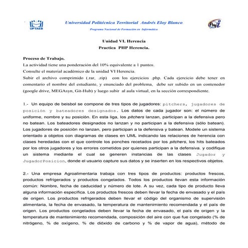 Práctica Herencia 3 | PDF | Programming Languages | Computing