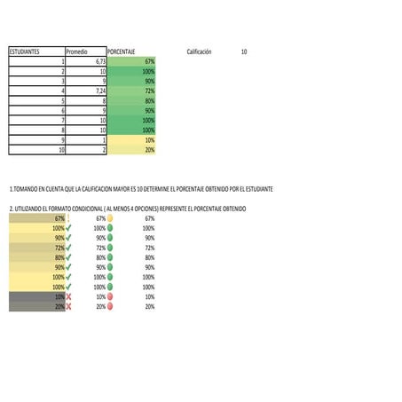 Practica hoja de calculo | PDF