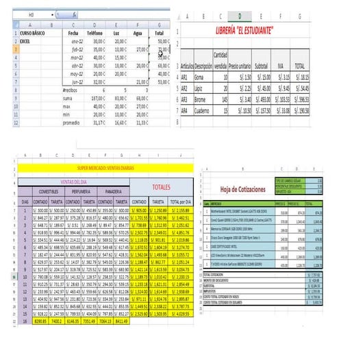 Practica i excel cajas-15 | PPT
