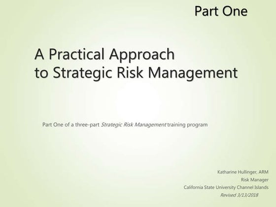 HAMS Risk Management | PPT