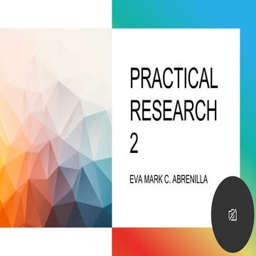 PRACTICAL-RESEARCH-2.pptx | Educational Assessment | Education