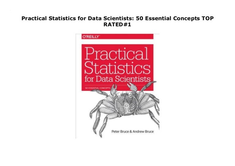 Practical Statistics For Data Scientists 50 Essential Concepts Top R 