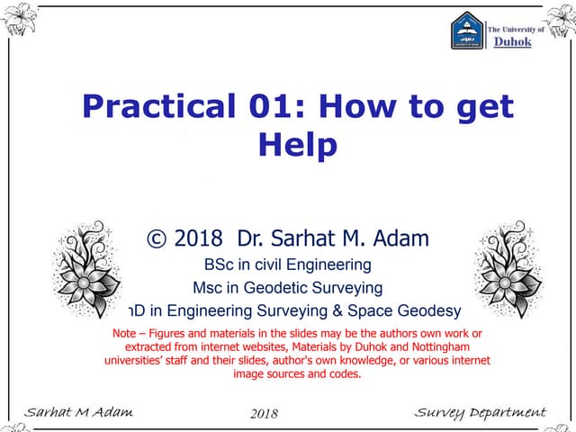 Lecture 1 introdcution to engineering surveying | PDF