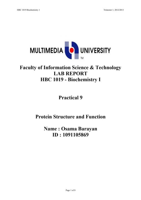 Protein structure visualization tools-RASMOL | DOCX