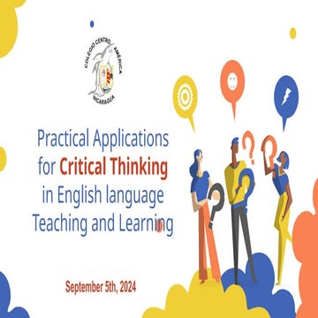 Critical Thinking in English language Teaching and Learning .pptx