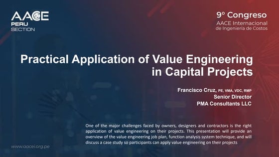 VEJP Value Analysis Engineering VE Job Plan (1).pptx | Business ...