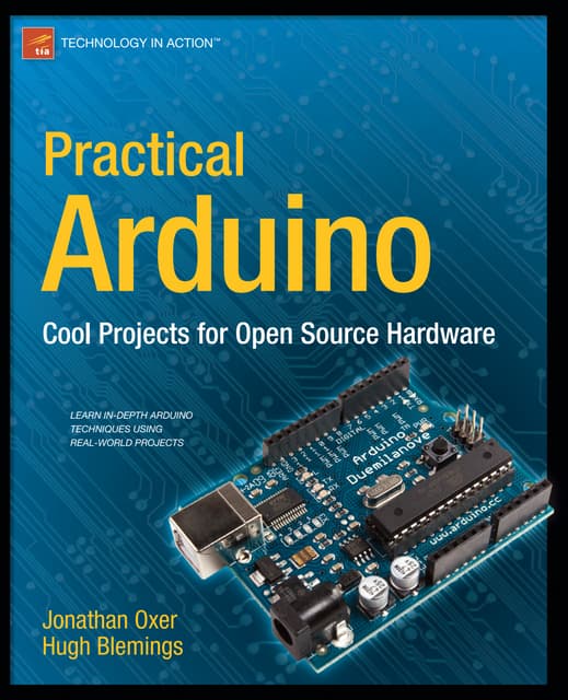 Practical Arduino Cool Projects For Open Source Hardware Pdfdrive Pdf