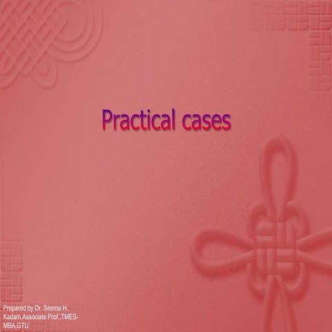 Practical cases | PPTX