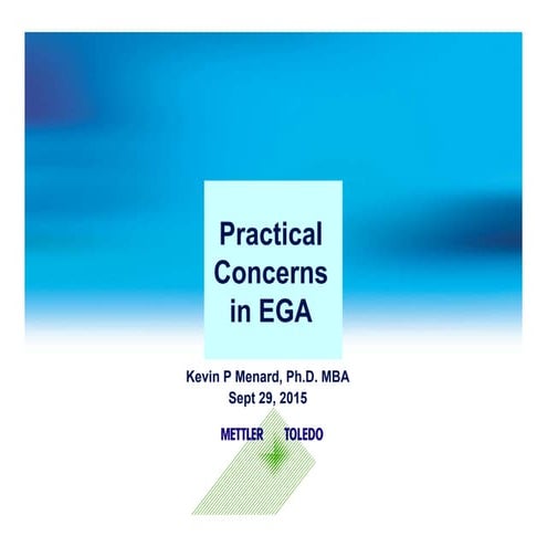 Practical concerns in ega | PDF