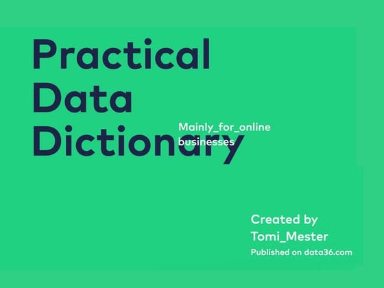 Data dictionary template | DOC