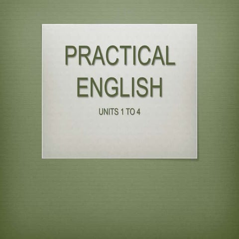 Practical English | PPTX