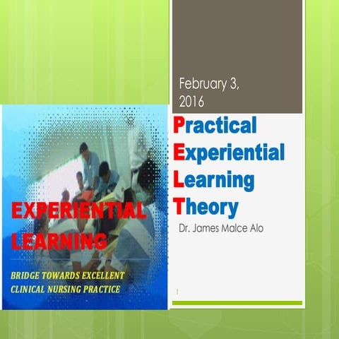 Practical Experiential Learning (PEL) Theory.drjma | PDF