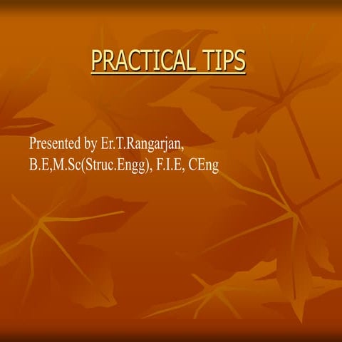 Practical Experince Steps in detail with expamples | PPT