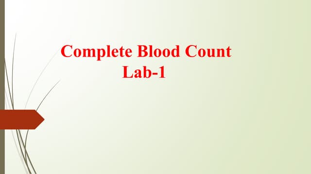 Full Blood Count (FBC) Interpretation.pptx
