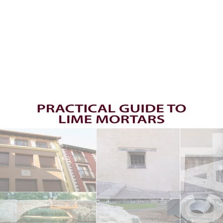 Practical guide to lime mortars | PDF