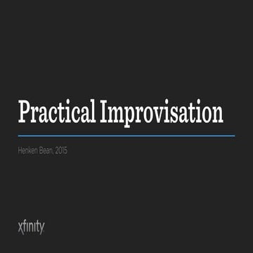 Practical Improvisation | PDF