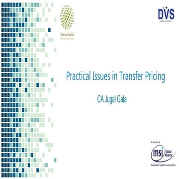 Practical Issues in Transfer Pricing | PPT
