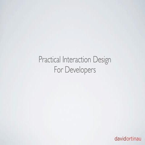 Practical IxD for Developers | KEY | Graphics Software | Computer ...