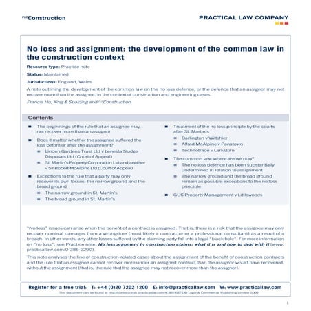 PLC: No loss and assignment | PDF