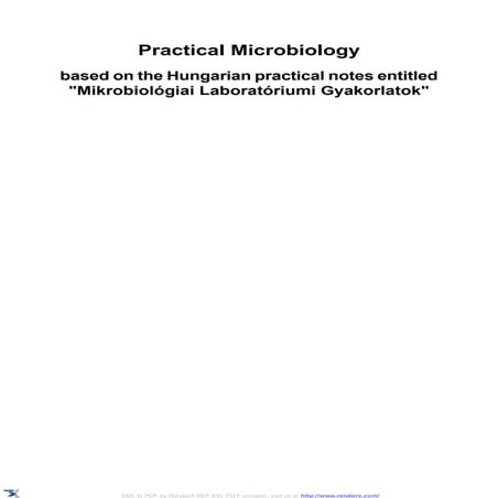 Practical microbiology | PDF
