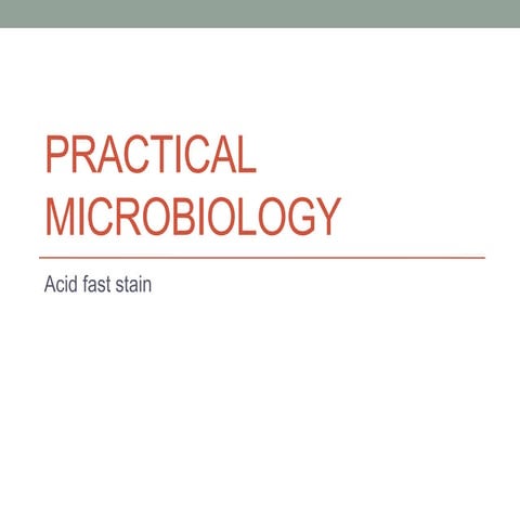 Practical microbiology 5 | PPTX