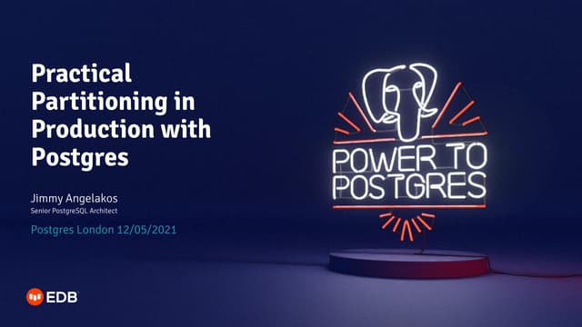 Practical Partitioning In Production With Postgres Pdf