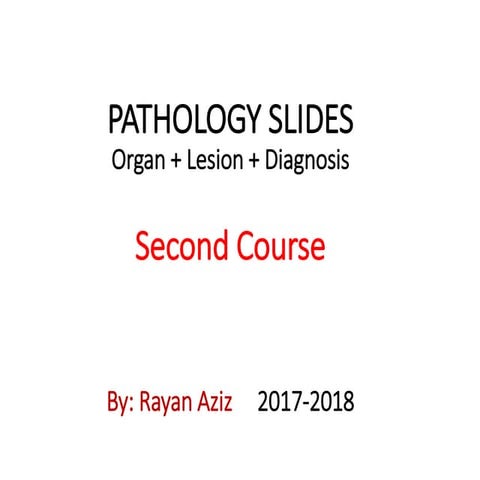 Practical pathology | PPTX