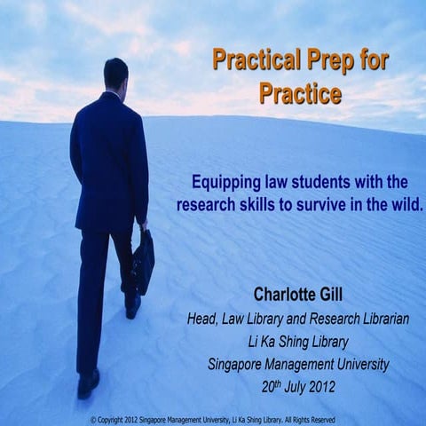 LAS Training and Instruction Librarian’s Group - Practical prep for practice | PPT