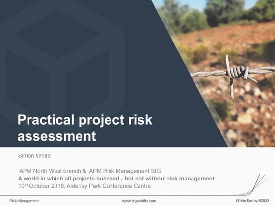 Project risk management guideline | PPTX | Civil Engineering Industry ...