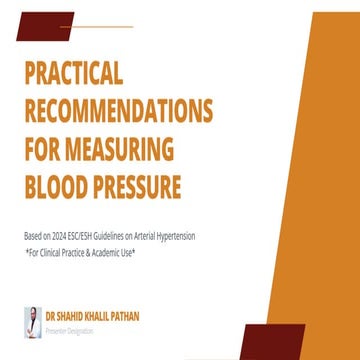 2024 ESC Hypertension Guidelines: Updated Blood Pressure Targets and ...